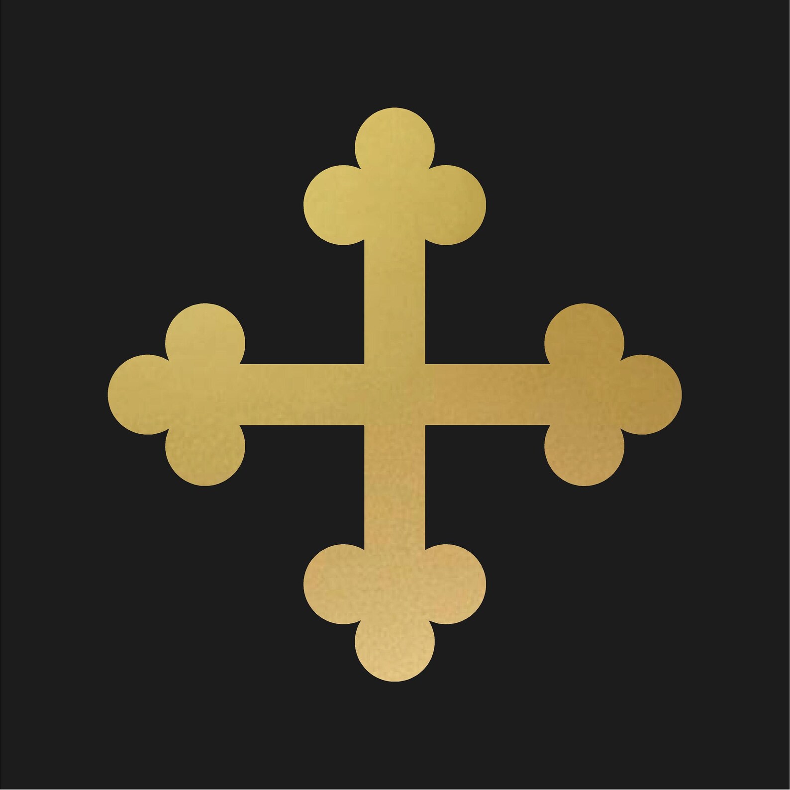 Cross Bottony Vinyl Decal Cross Christian Religious Symbol Sticker - Etsy