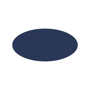 Oval Shape Vinyl Decal 2:1 RATIO Car Window Ellipse Shape Sticker - Etsy