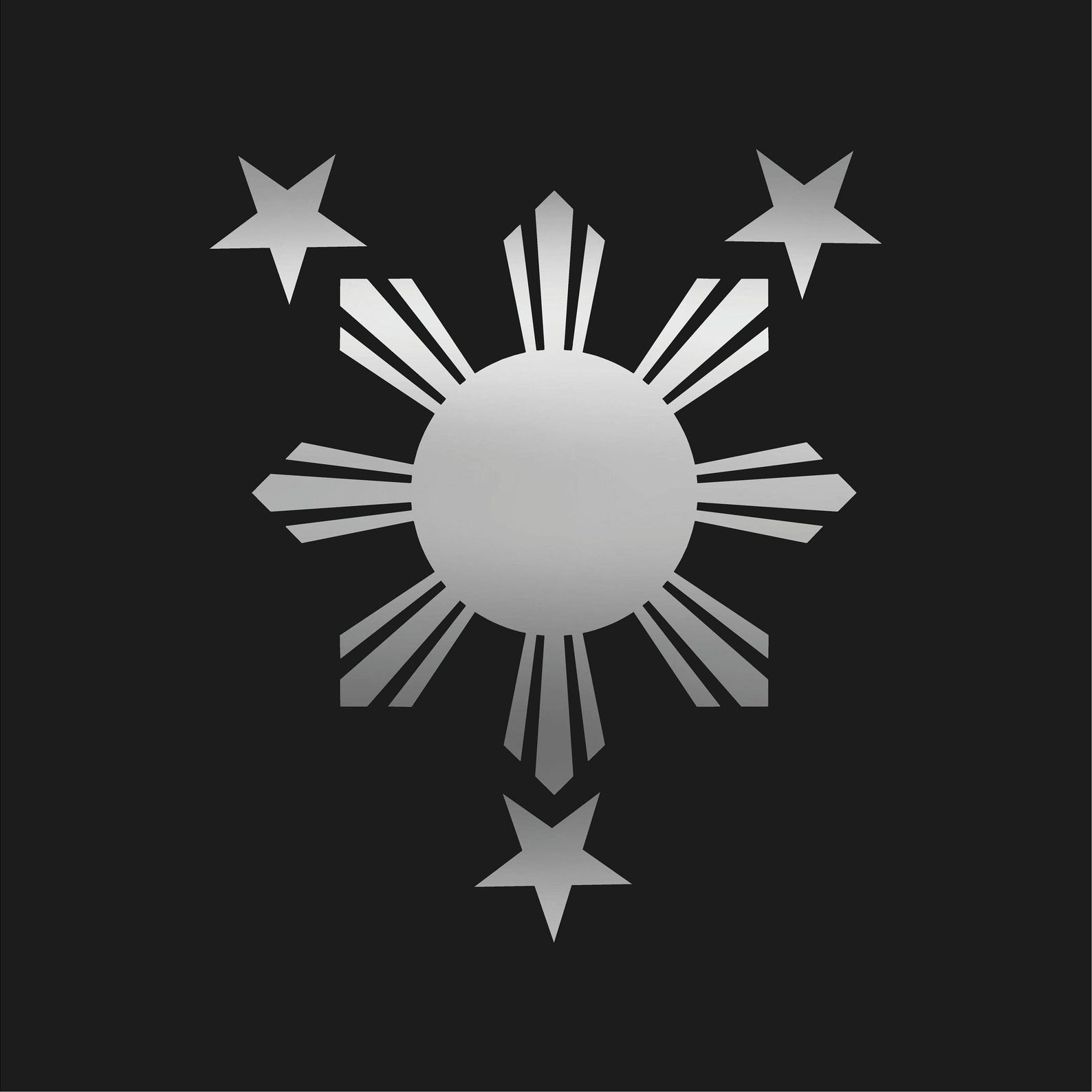 Philippines Sun Filipino Flag With Stars Vinyl Decal Window Laptop ...