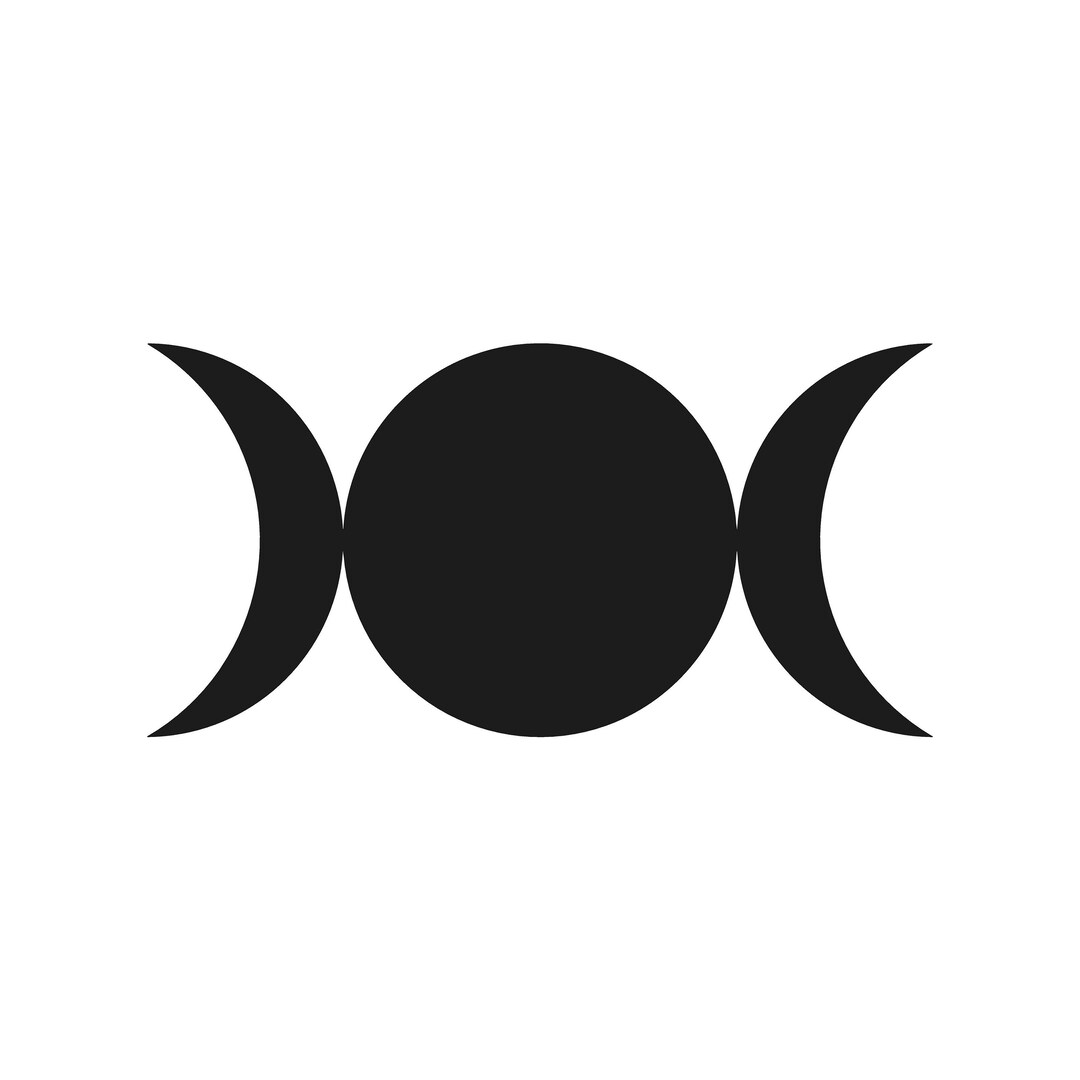 Triple Goddess Symbol Vinyl Decal Car Laptop Goddess Wicca Sticker - Etsy
