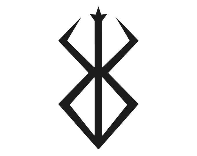 Berserker Rune Symbol Vinyl Decal Sticker Norse Viking Berserk Warrior ...