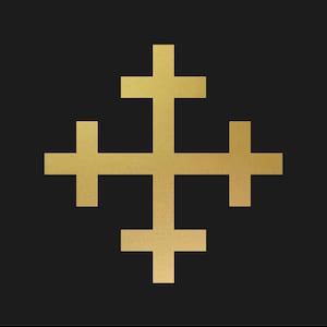 Cross Crosslet Vinyl Decal Cross Christian Religious Symbol Sticker - Etsy