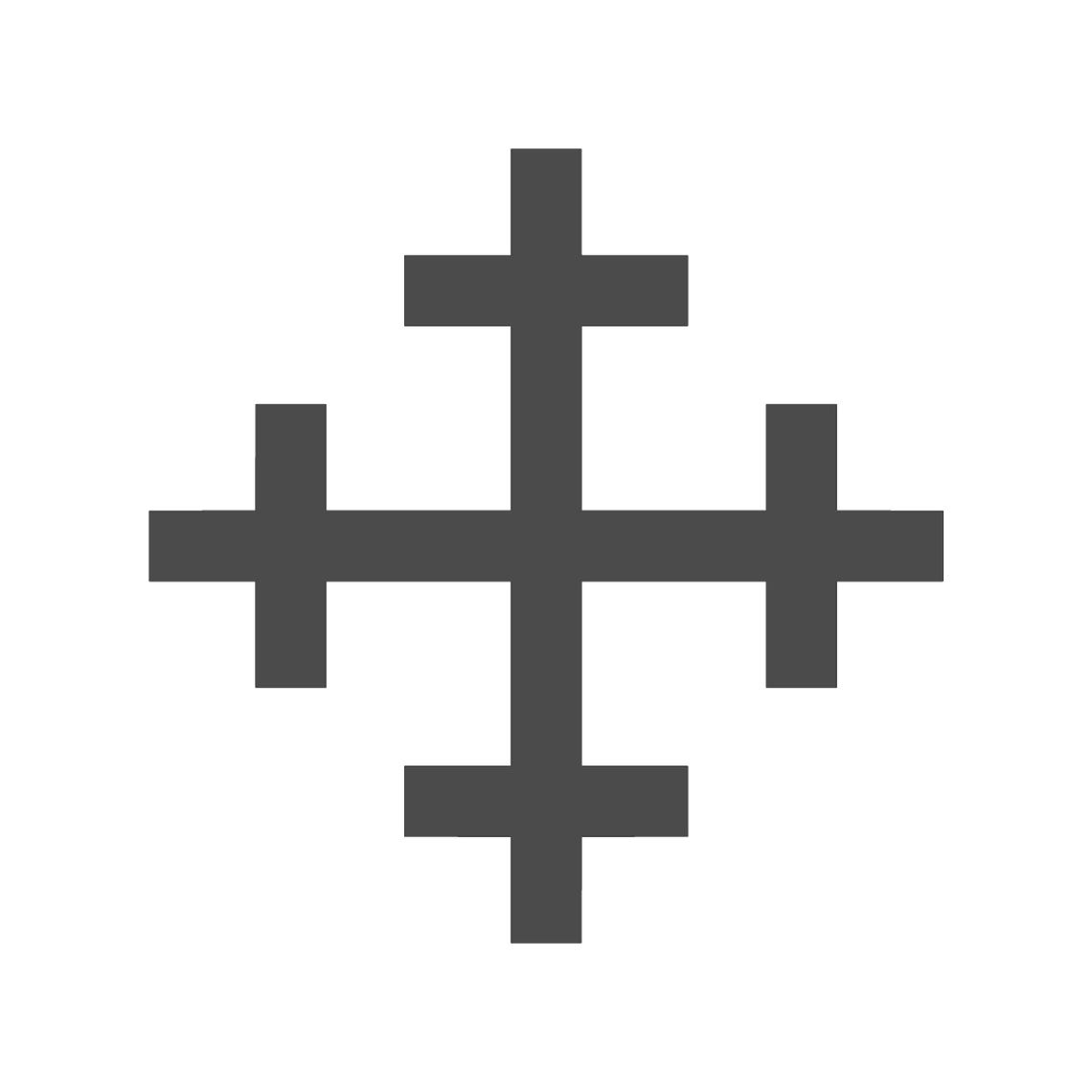 Cross Crosslet Vinyl Decal Cross Christian Religious Symbol Sticker - Etsy