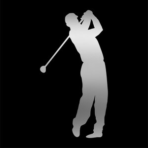 Golf Player Vinyl Decal Golfer Sticker - Etsy