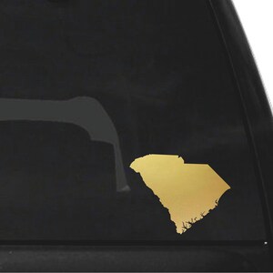South Carolina Outline Vinyl Decal SC Sticker - Etsy
