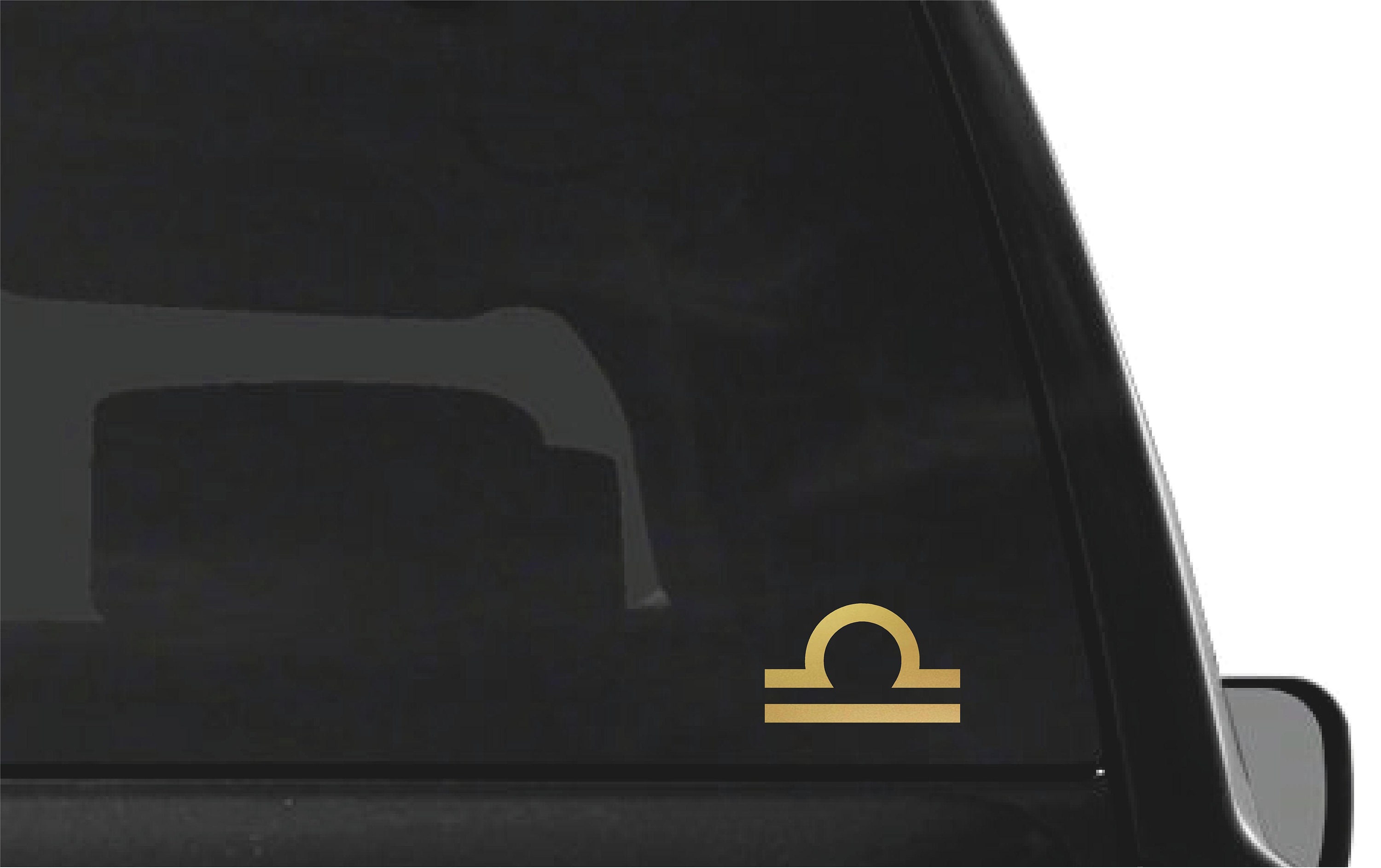 Libra Zodiac Symbol Vinyl Decal Car Window Laptop Zodiac Sticker - Etsy