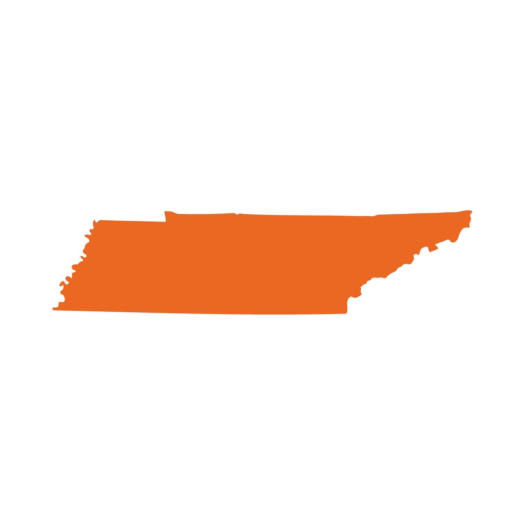Tennessee State Outline Vinyl Decal Sticker - Etsy