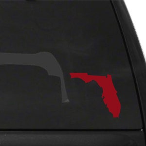 Florida State Outline Vinyl Decal Sticker - Etsy