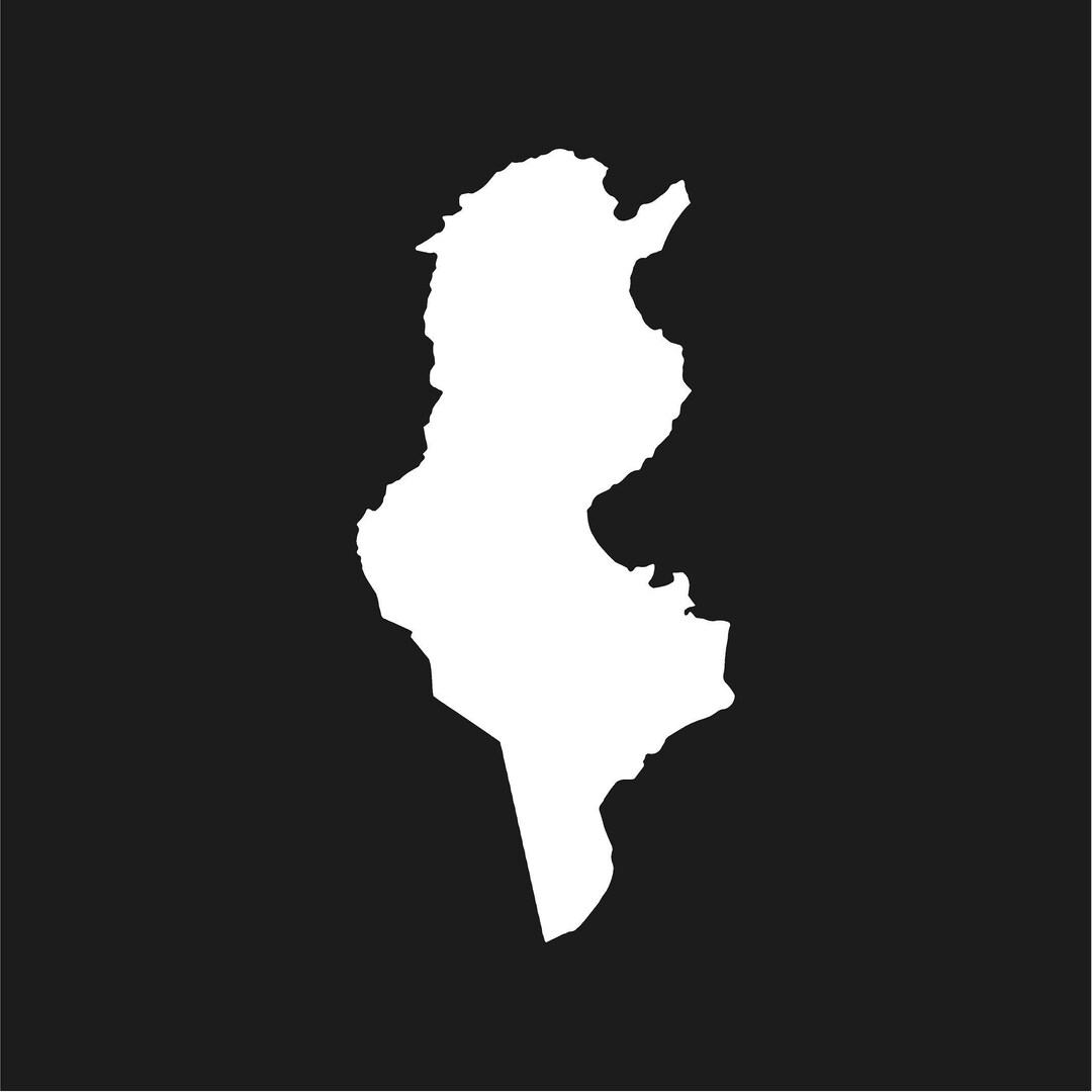 Tunisia Country Outline Vinyl Decal Car Window Laptop Sticker - Etsy
