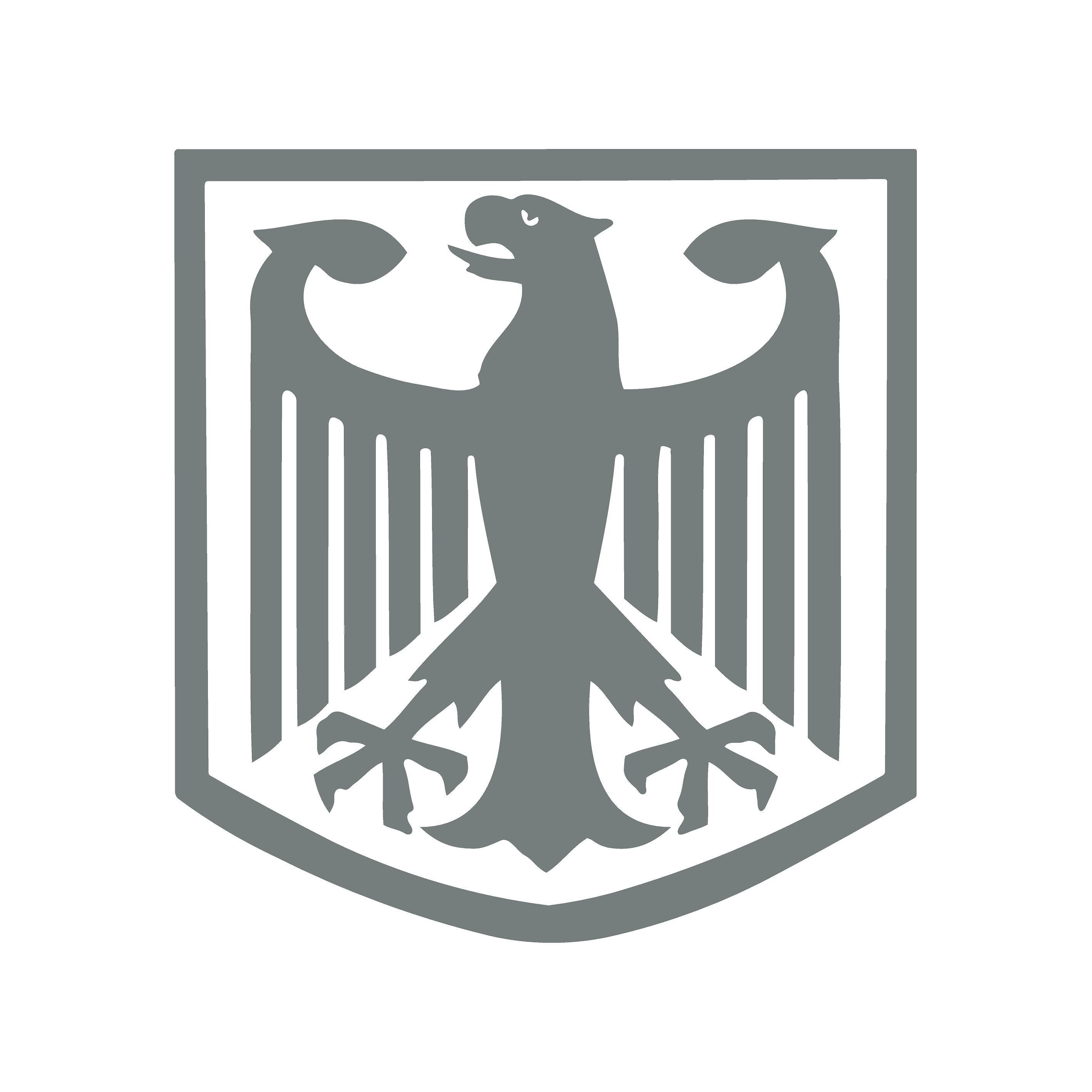 German Eagle Crest Vinyl Decal Car Laptop GERMANY Coat of Arms Symbol ...