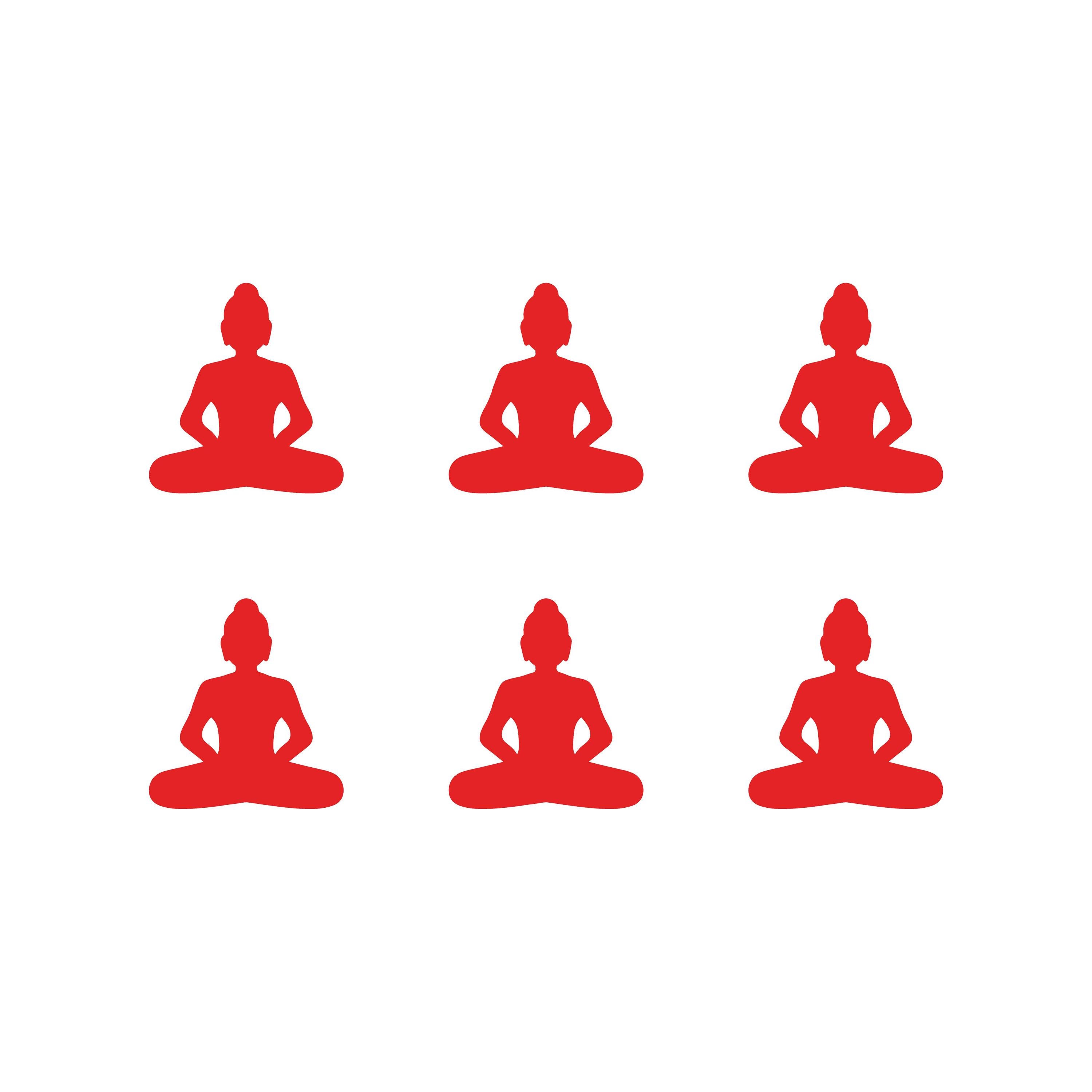6 Buddha Vinyl Decals Stickers Buddhism Spiritual Set of 6 - Etsy
