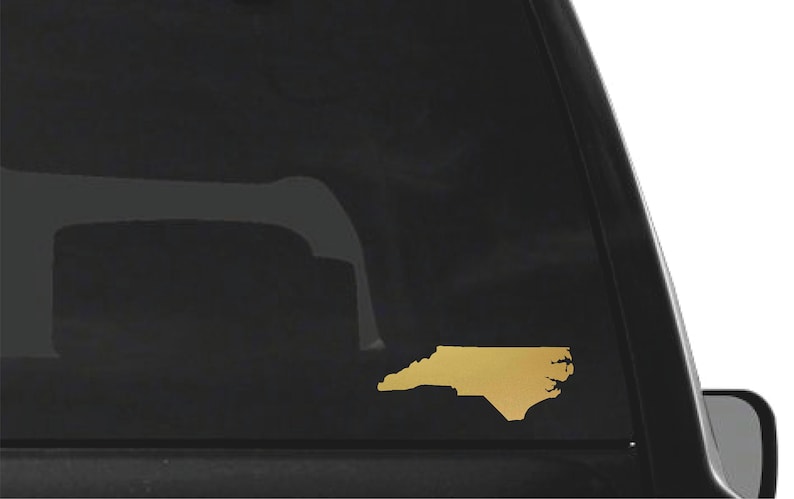 North Carolina State Outline Vinyl Decal Sticker - Etsy