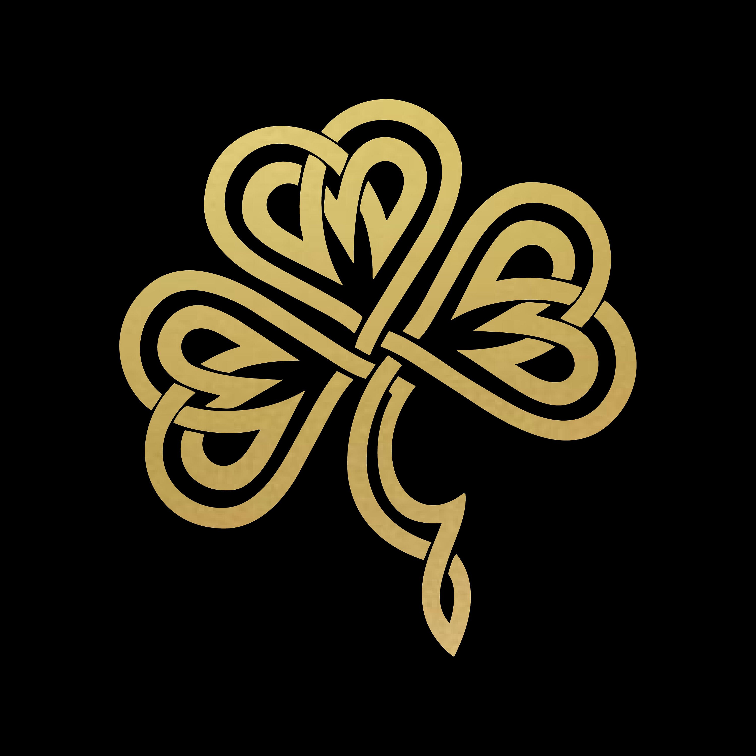 Celtic Shamrock Vinyl Decal Sticker - Etsy