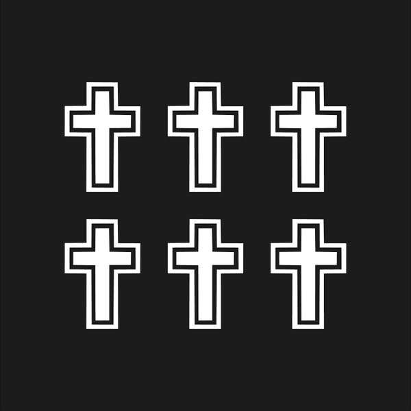 Cross Stickers - Etsy