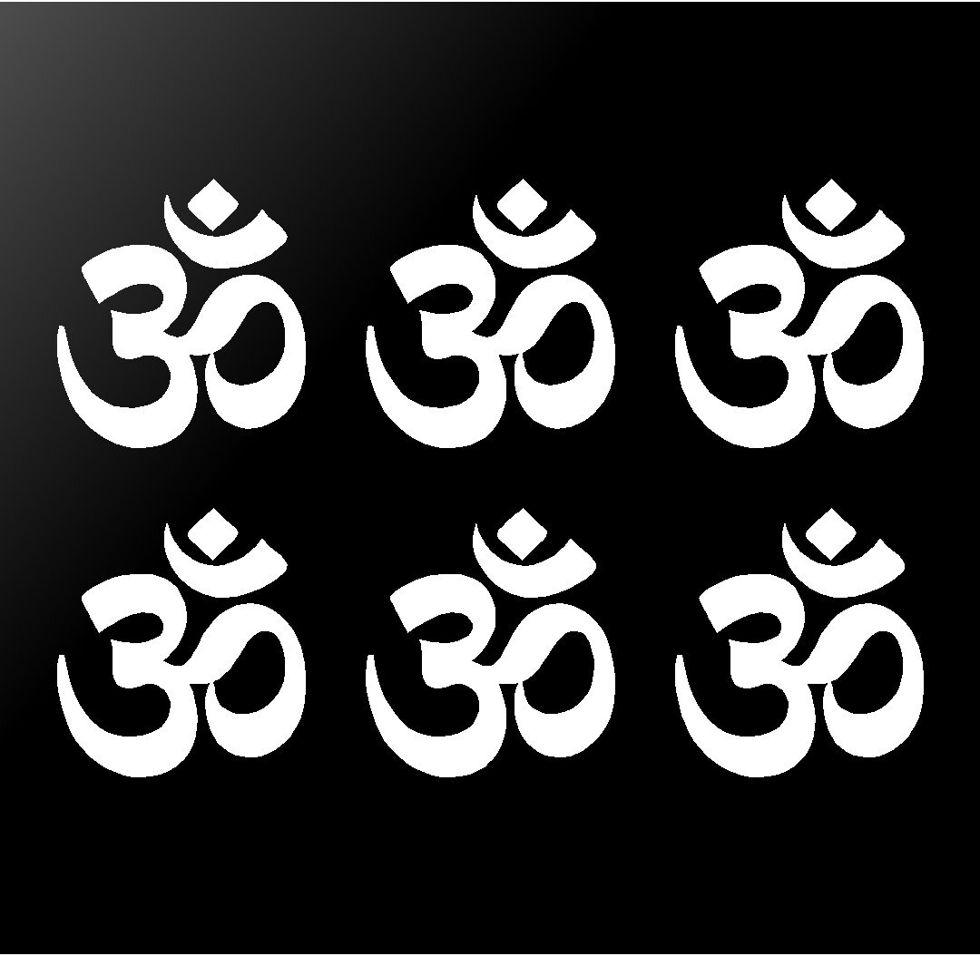 Set of 6 Ohm Symbol Decals - Etsy