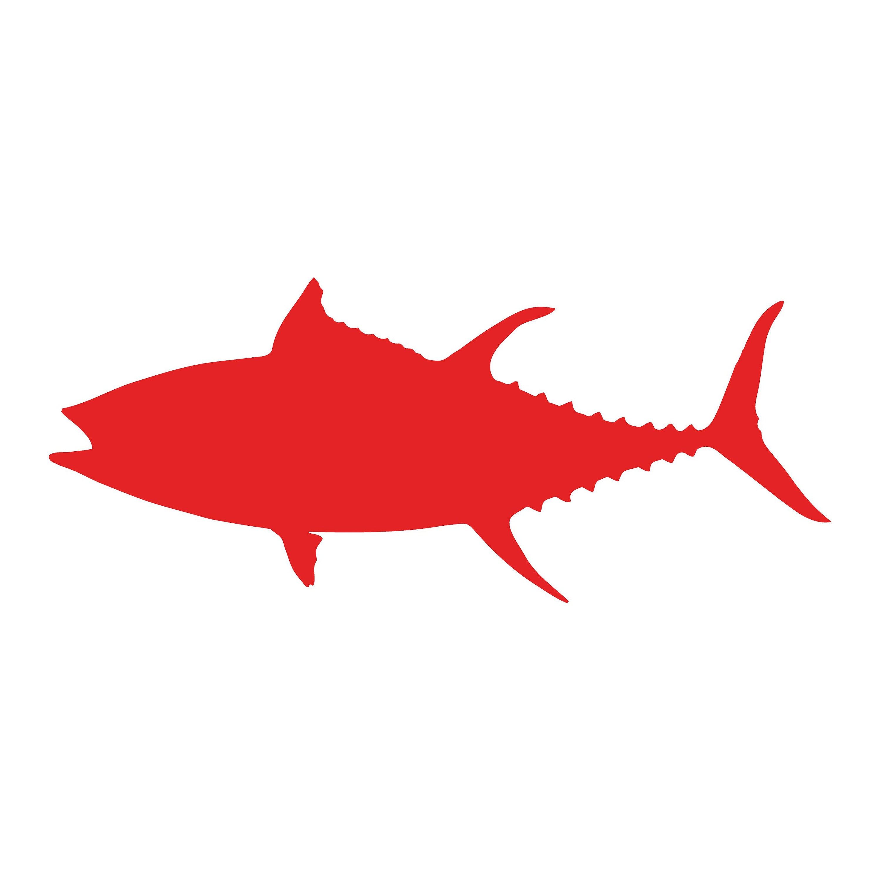 Tuna Fish Outline Vinyl Decal Sticker - Etsy Canada
