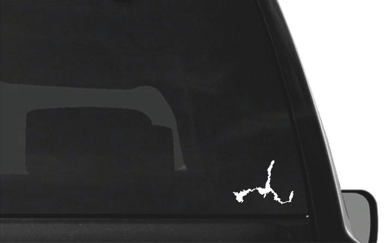 Lake Mead Outline Vinyl Decal Window Laptop Lake Sticker - Etsy