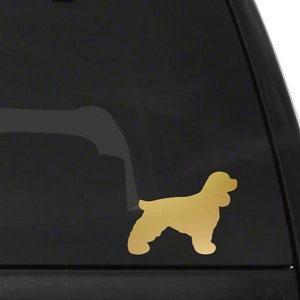 English Cocker Spaniel Vinyl Decal Car Window Laptop Dog Silhouette ...