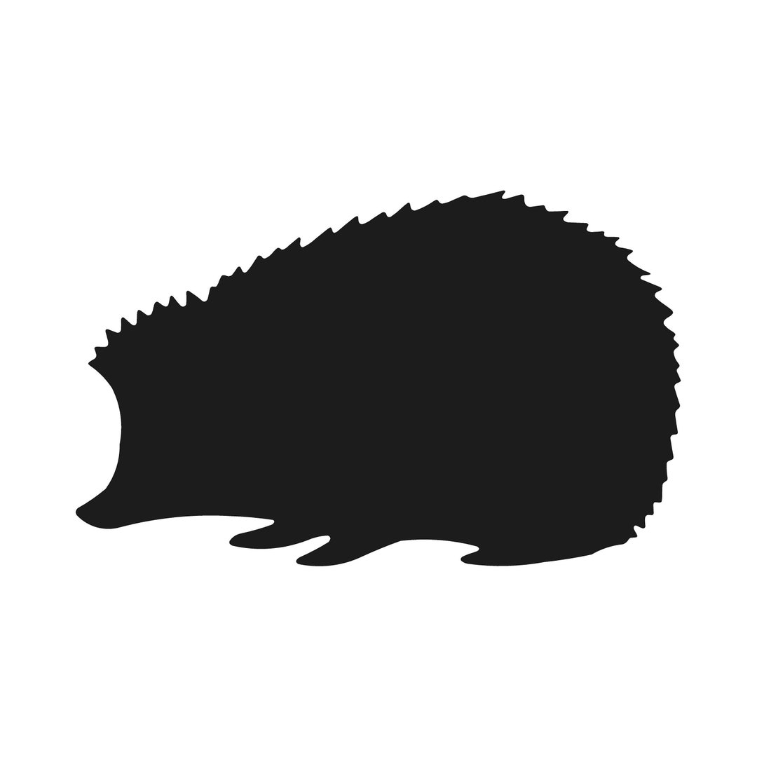 Hedgehog Vinyl Decal Sticker Car Window Laptop Silhouette - Etsy
