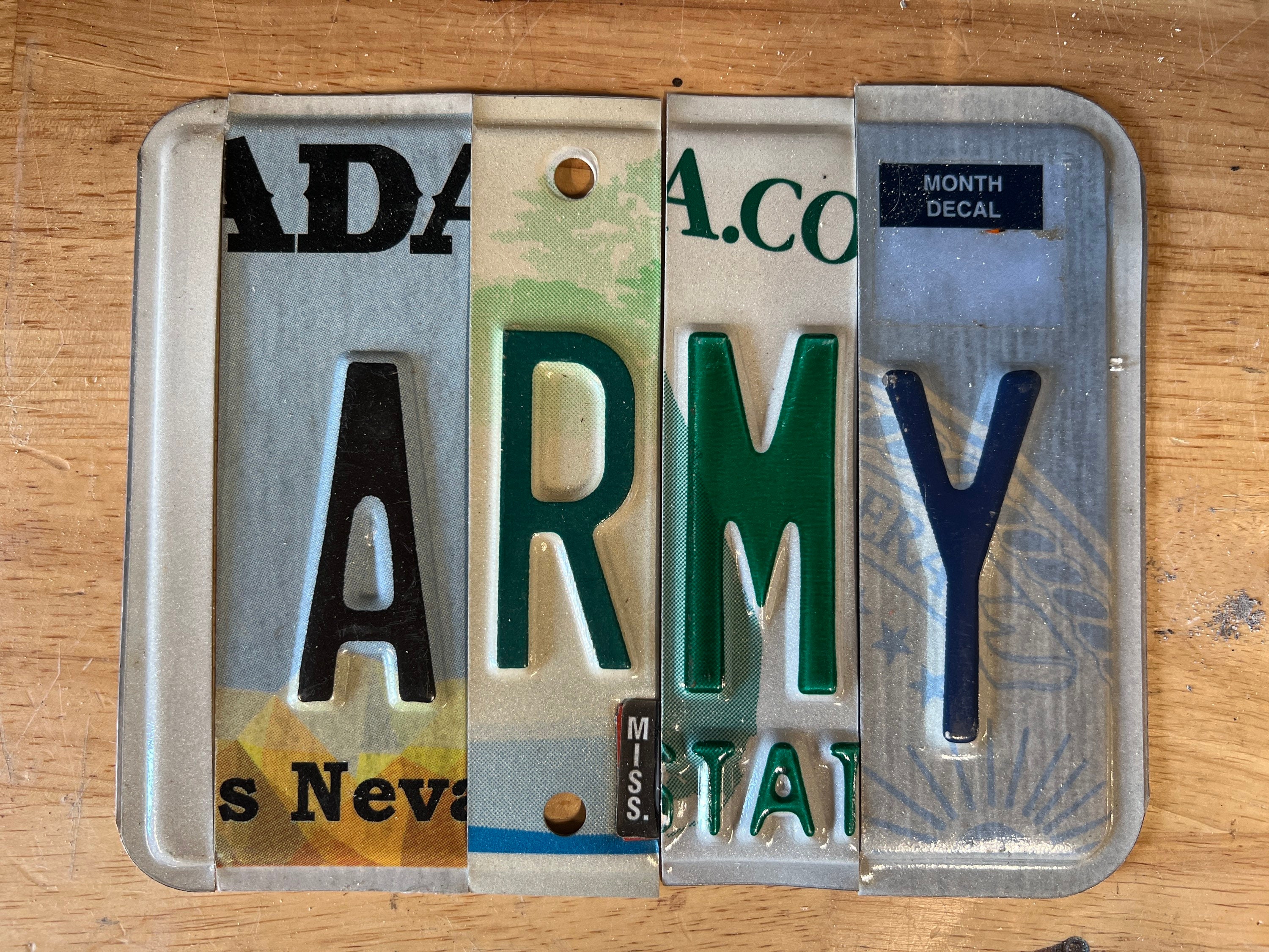 Custom License Plate Sign - Etsy