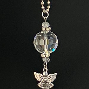 Car Religious Guardian Angel Rear View Mirror Charm Auto Decor Sun ...