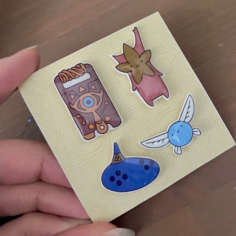 Zelda Pins Korok Pin Sheikah Slate Pin Navi Pin Ocarina Pin - Etsy