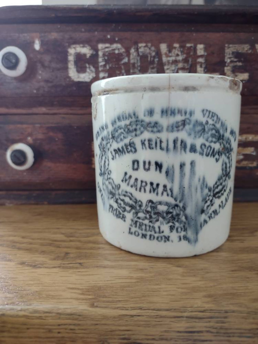 Antique Dundee Marmalade Crock - Etsy