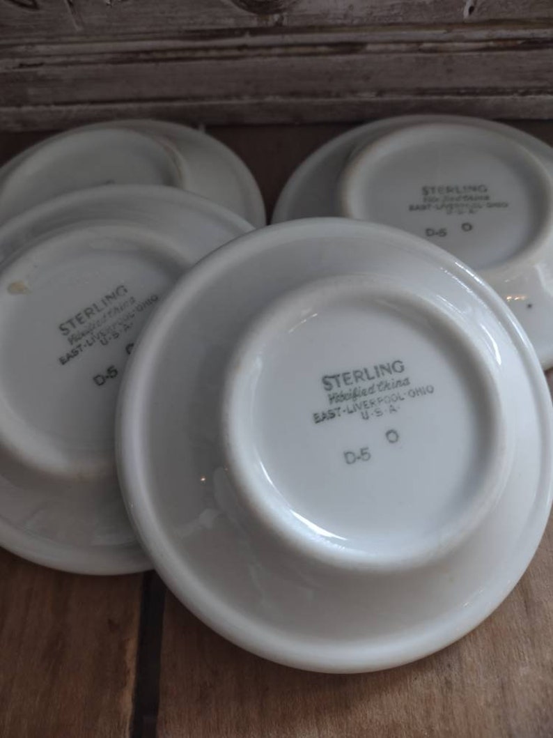 Four Chunky Vintage Restaurant Butter Pats by Sterling - Etsy