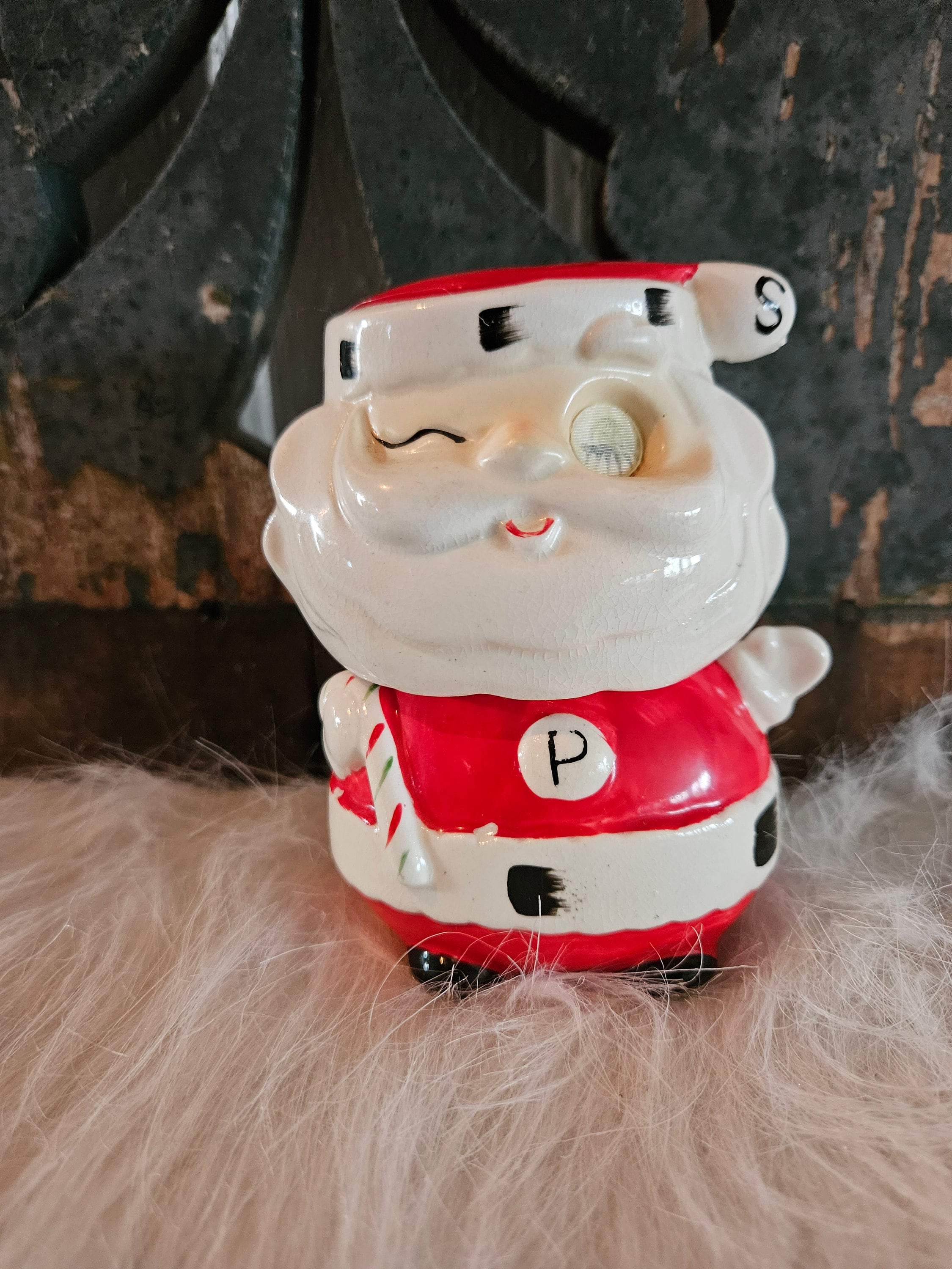 Vintage Commodore Winking Stacking Santa Salt and Pepper - Etsy