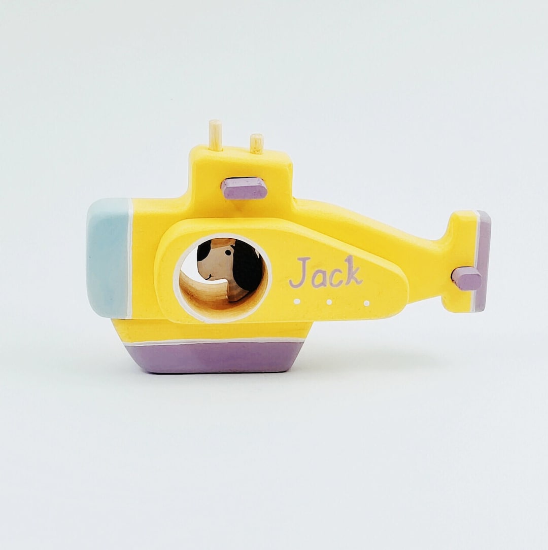 Custom Wooden Submarine Toy: Nautical Decor & Unique Playset for Kids ...