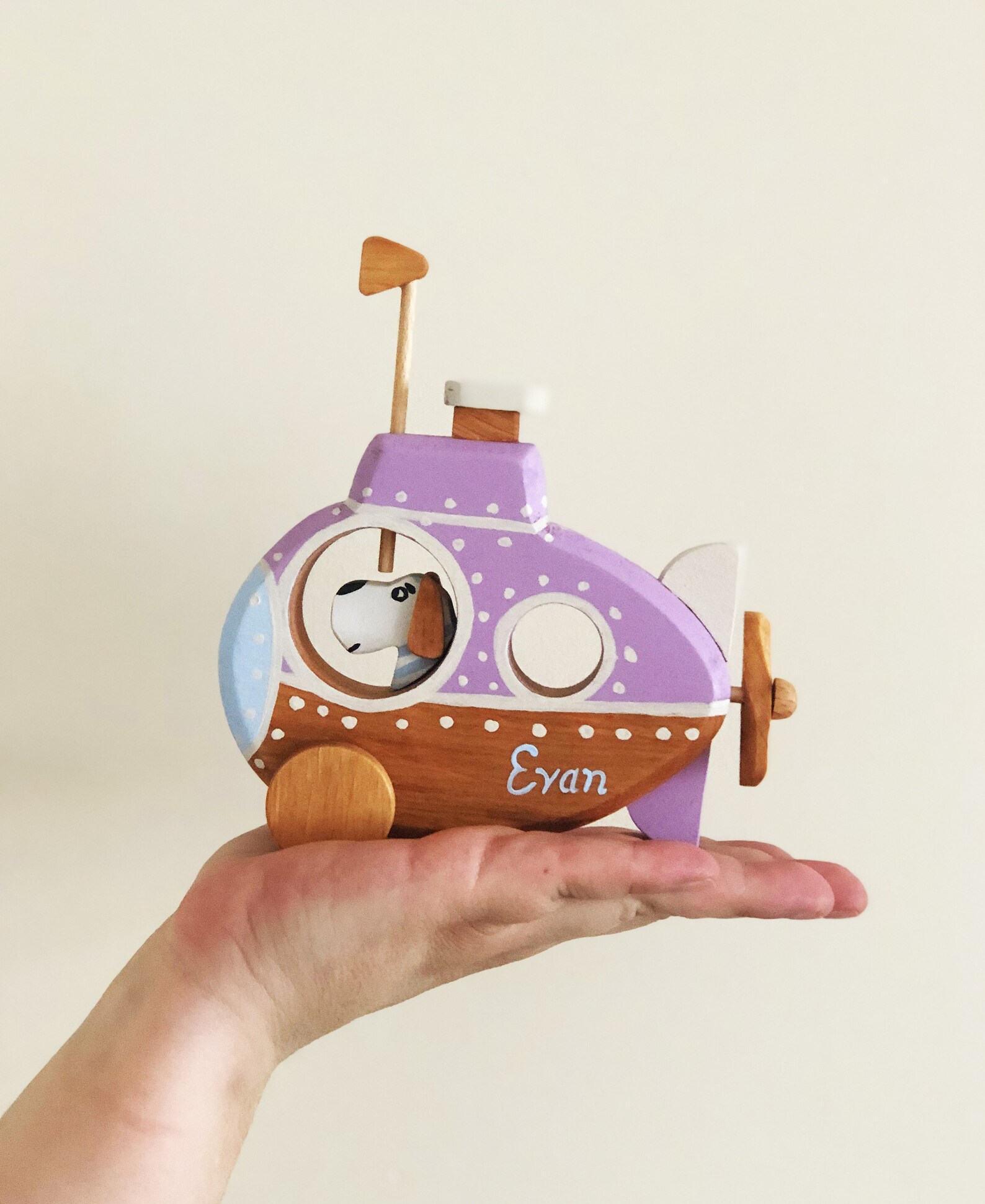 All Handmade Organic Wooden Submarine Toy for Birthday Gift | Etsy