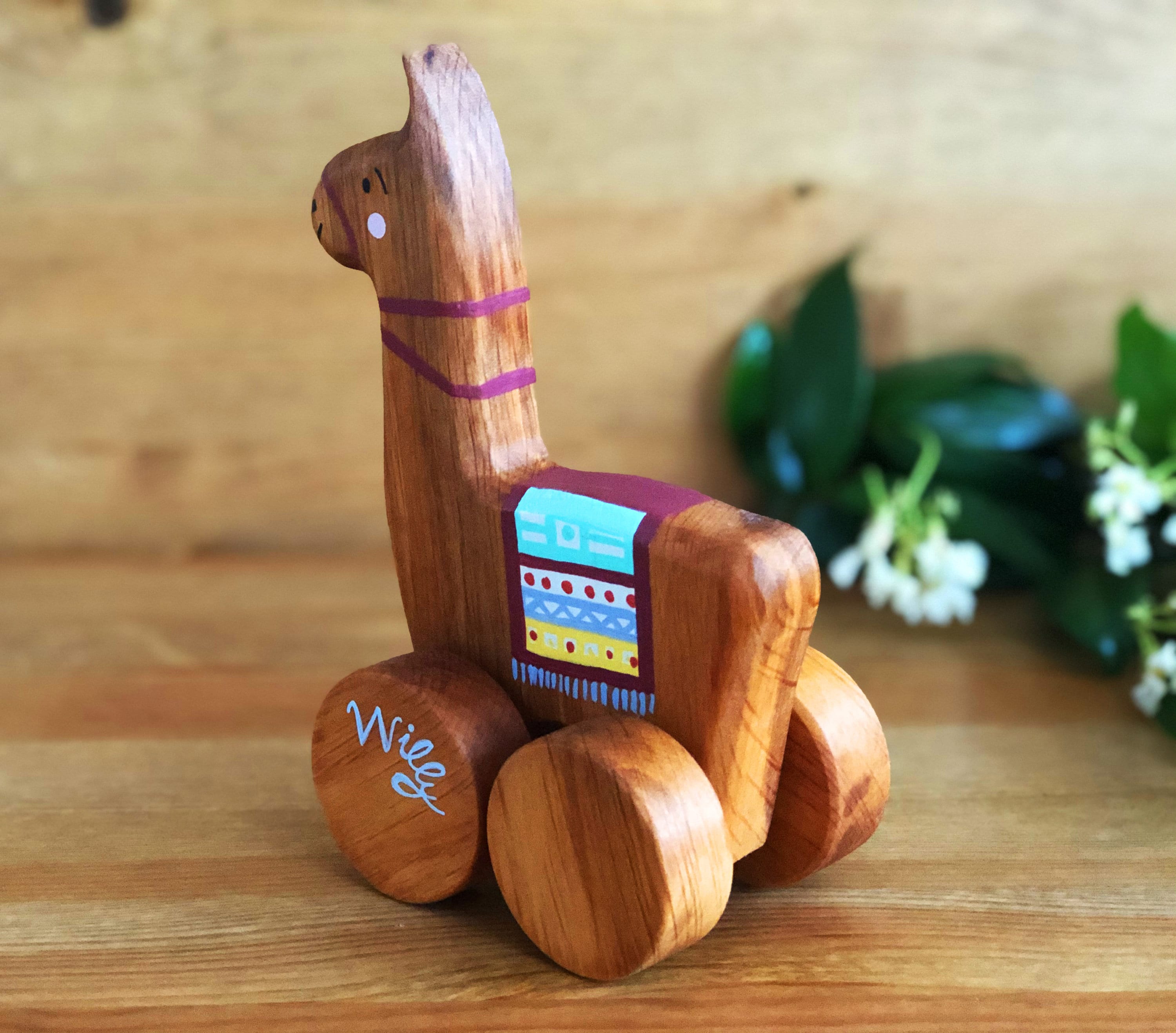 Wooden Llama Toys Wooden Toy Llama Alpaca Wood Llama | Etsy