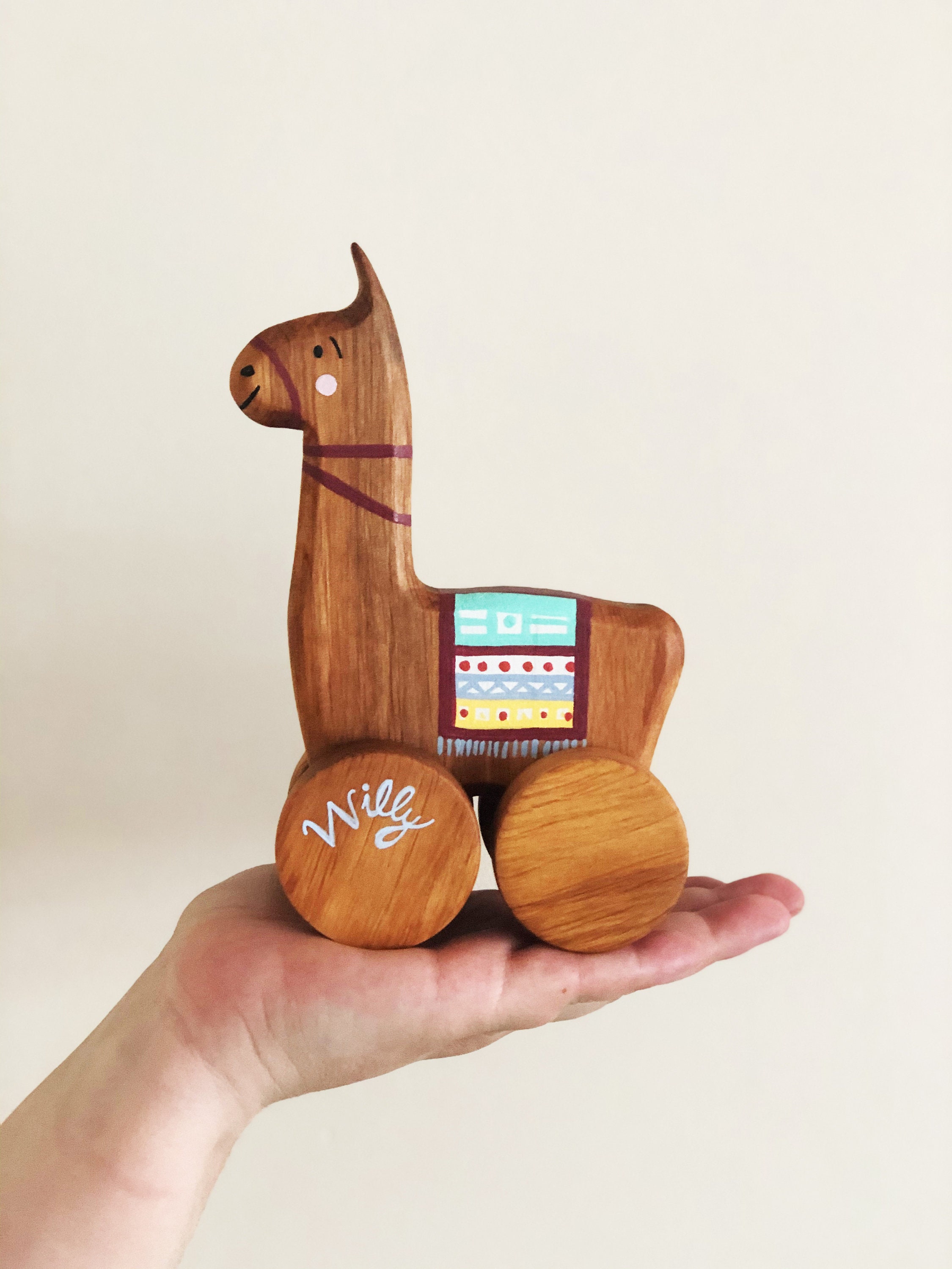 Wooden Llama Toys Wooden Toy Llama Alpaca Wood Llama - Etsy