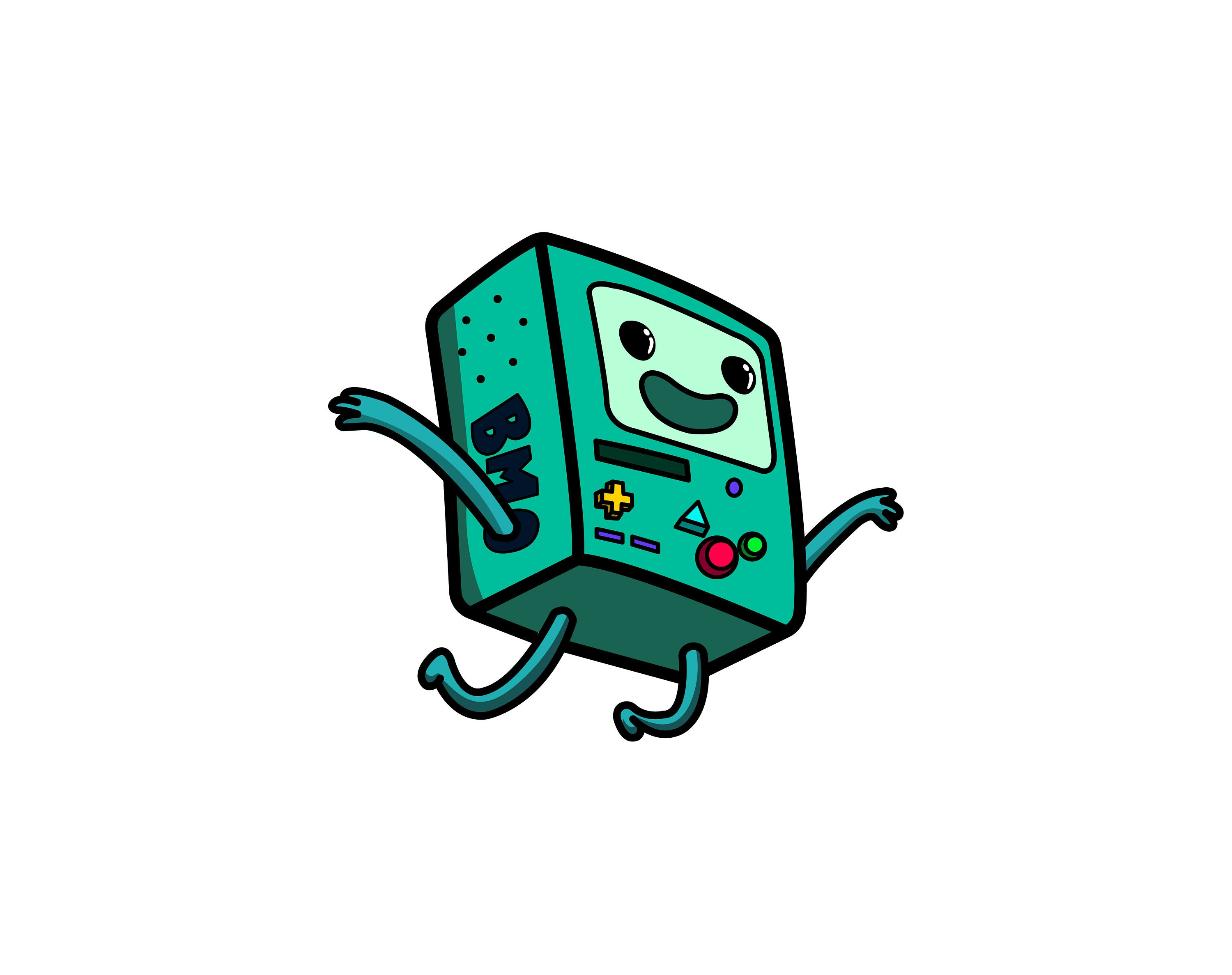 Vector Bmo Adventure Time eps svg pdf ai png | Etsy