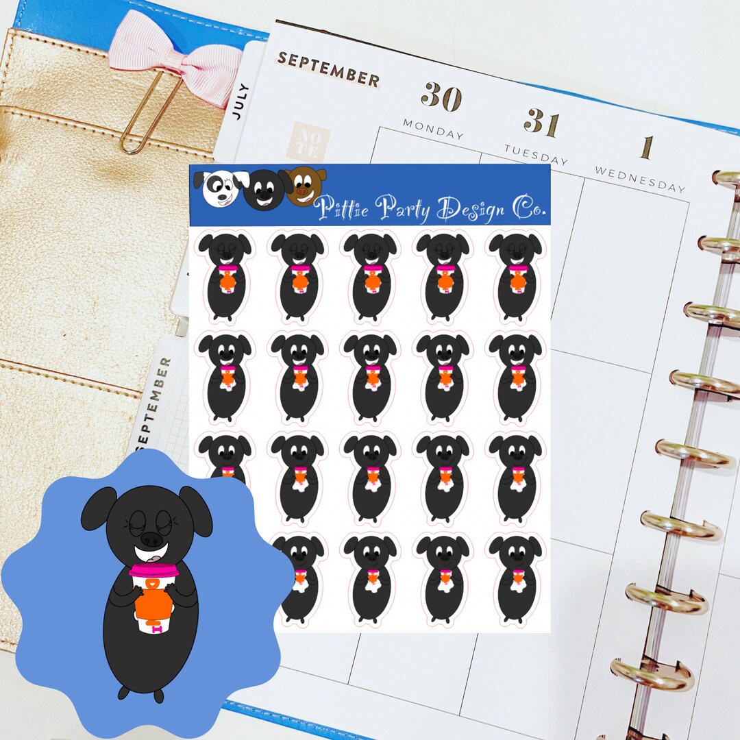 Pluto Pop Drinks Dogkin' Coffee / Pegatinas de Planificador de ...