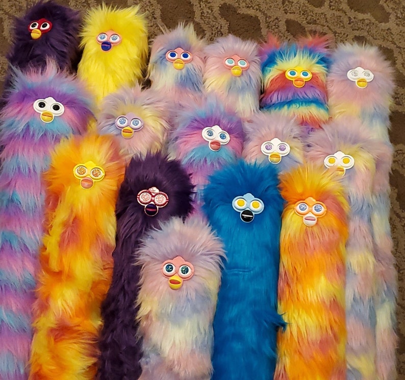 3 Ft Long Customizable Furby Fur Eyes and Faceplate Please - Etsy