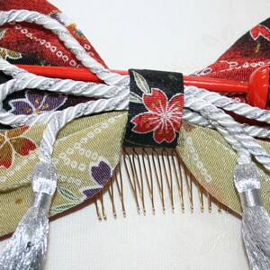 Vintage Japanese Silk Bow - Etsy