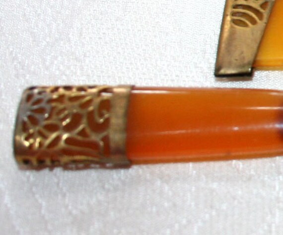 Vintage Japanese Kogai and Kushi Set - Gem