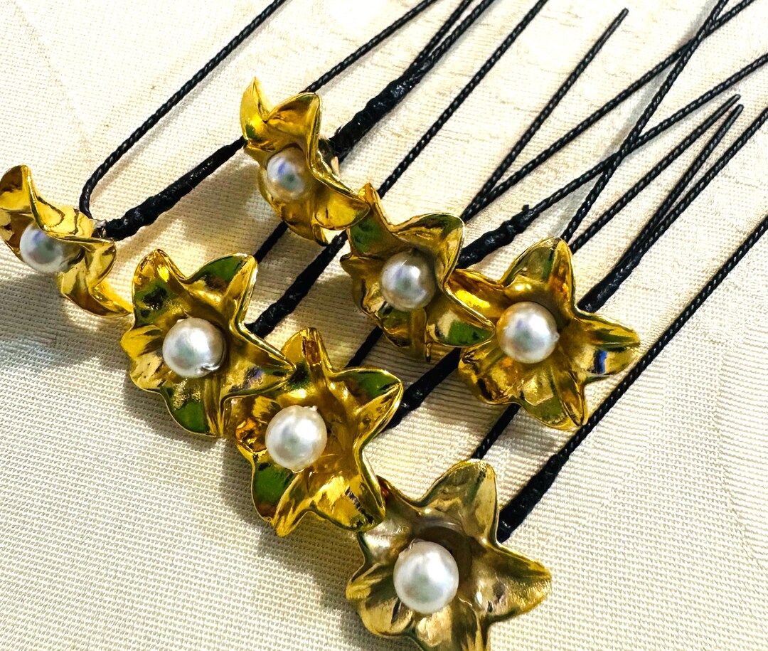 Vintage Japanese Hair Pins - Etsy
