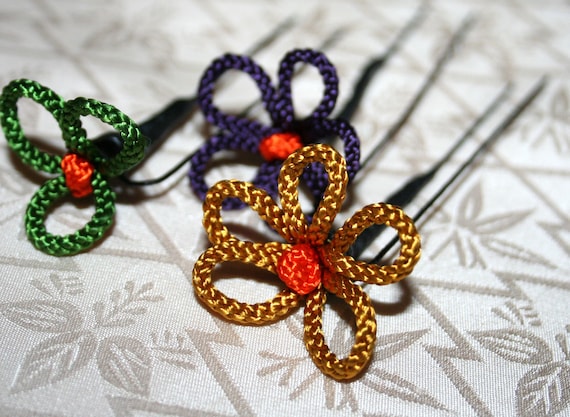 Japanese Kanzashi Hair Sticks - Etsy