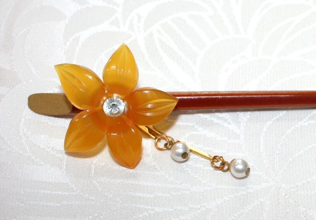 Vintage Japanese Hair Stick - Etsy