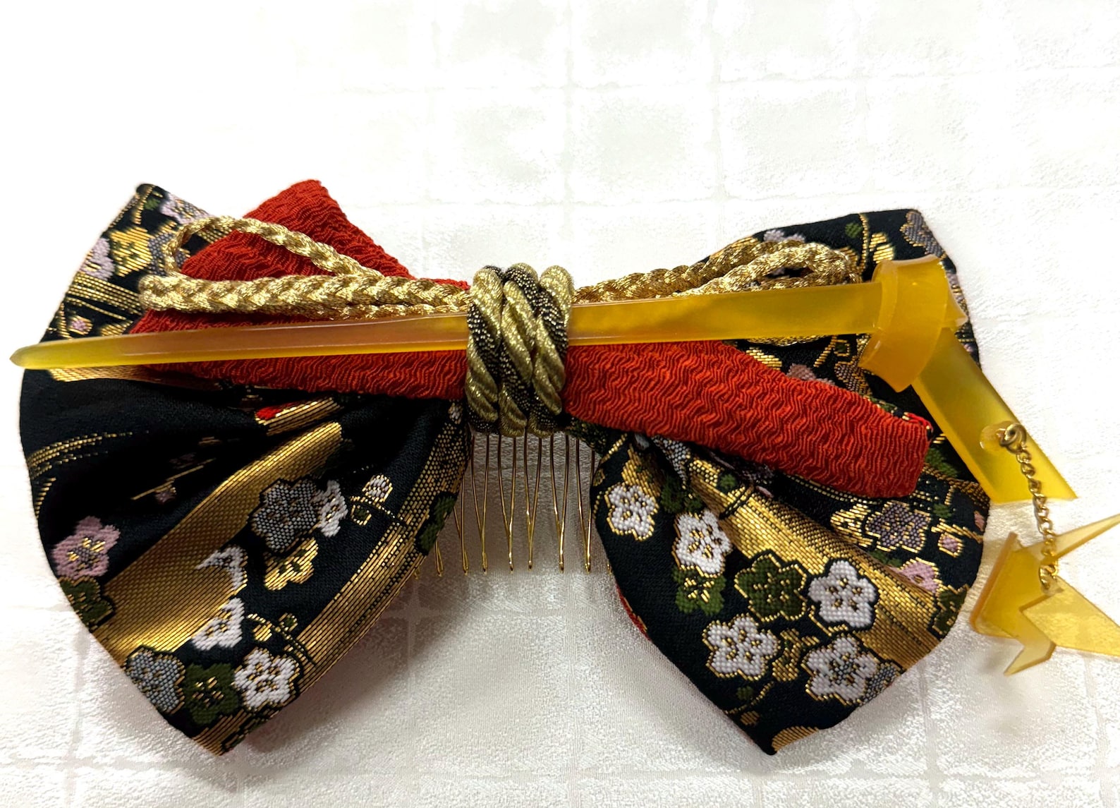 Vintage Japanese Silk Bow - Etsy