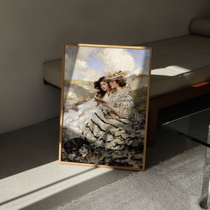 Light Academia Painting | Academia Decor | Vintage Wall Art | Victorian ...