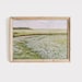 Spring Meadow Painting Vintage Landscape Print Country Field Print ...