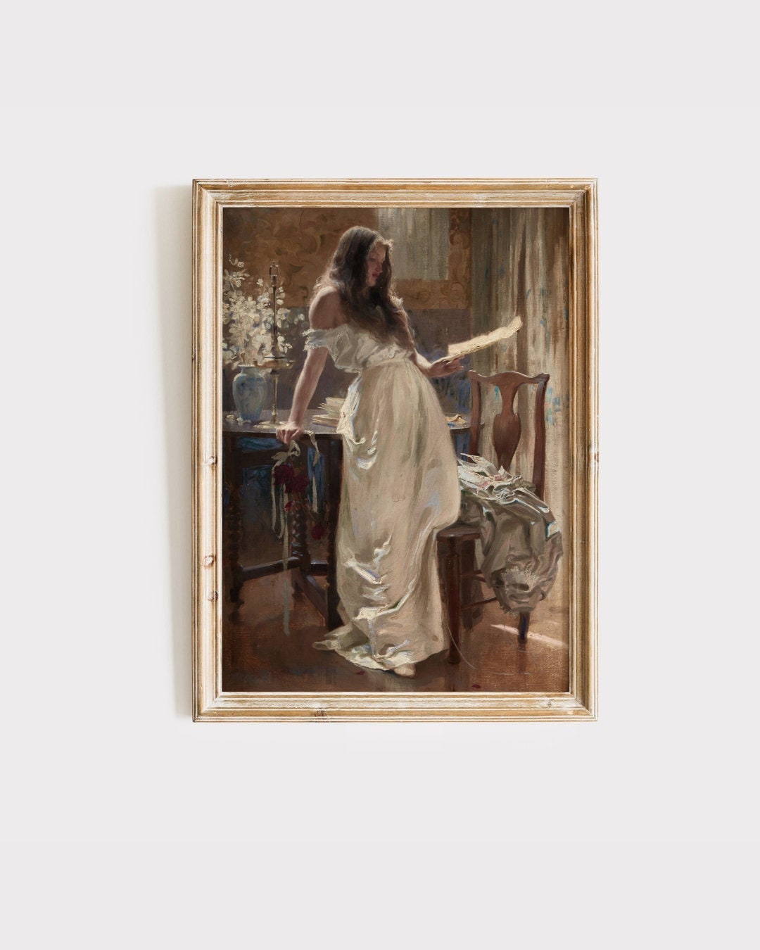 Classical Portrait Painting | Woman Portrait | Printable Wall Art ...