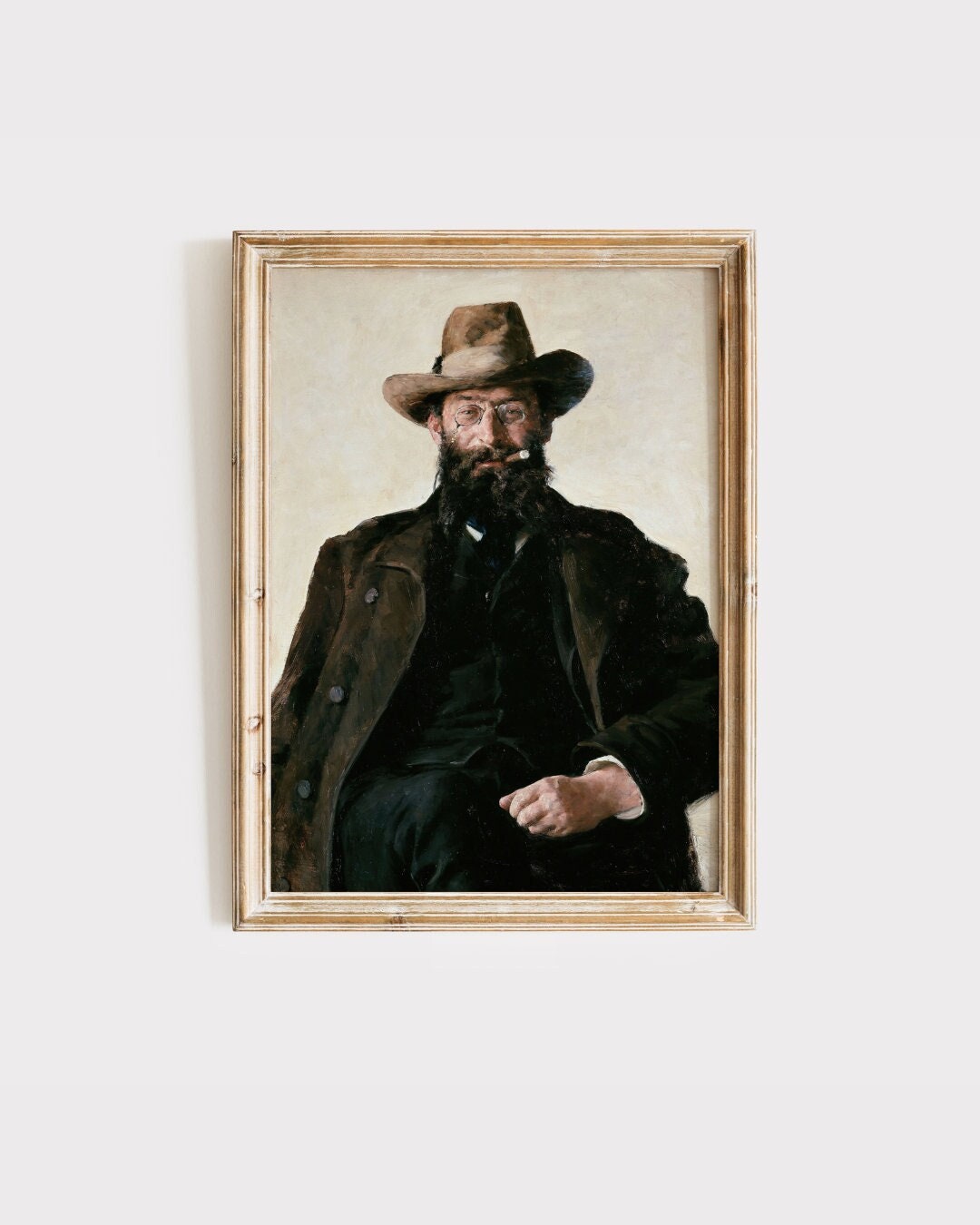 Vintage Western Portrait | Wild West Painting | Antique Art Digital ...