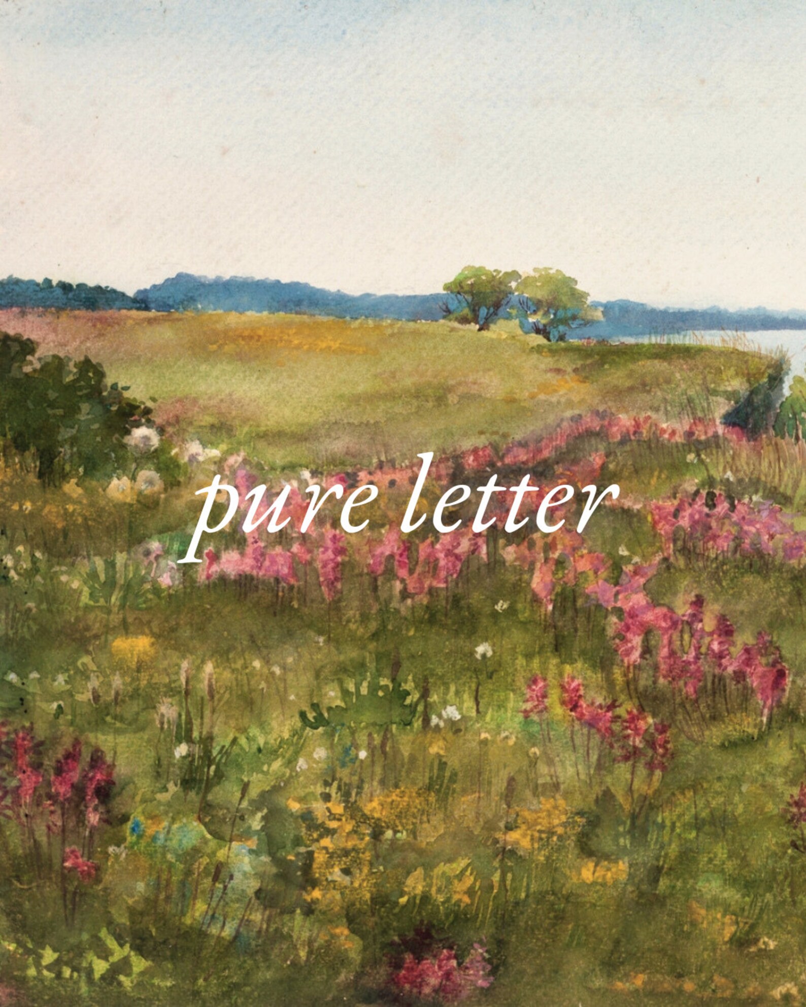 Spring Meadow Painting Vintage Landscape Print Country Field Print ...