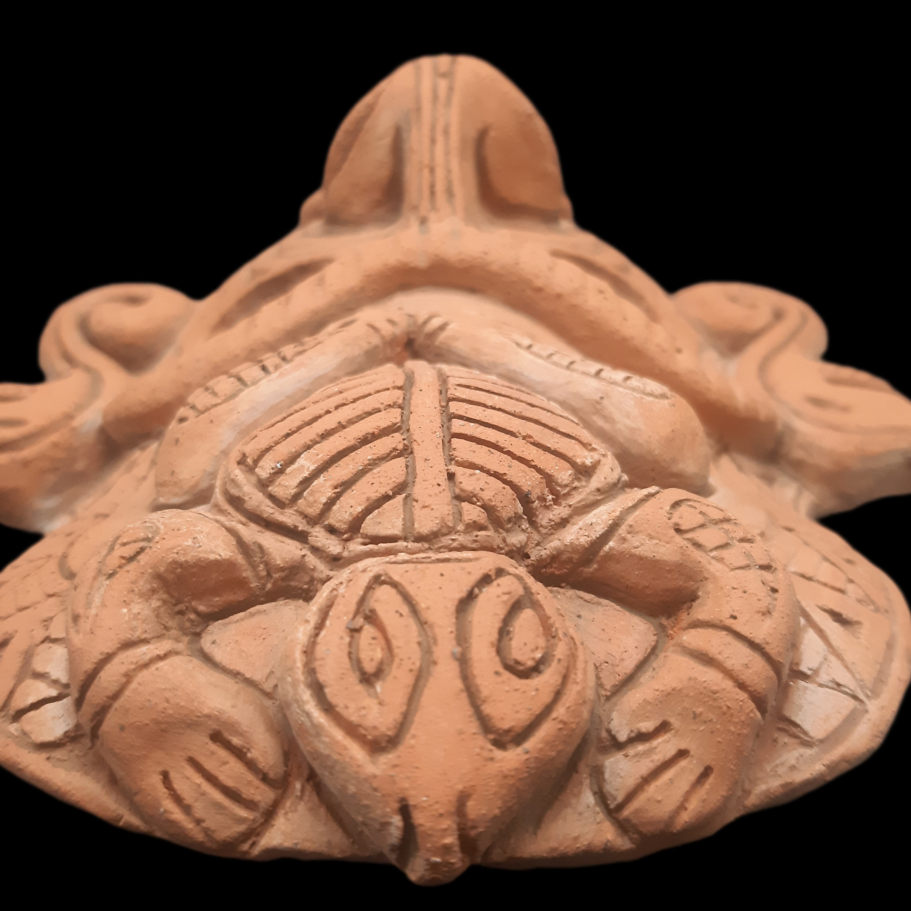 Handmade Replica of A Pre-columbian Ritual Mask Whit Frog and Snakes ...