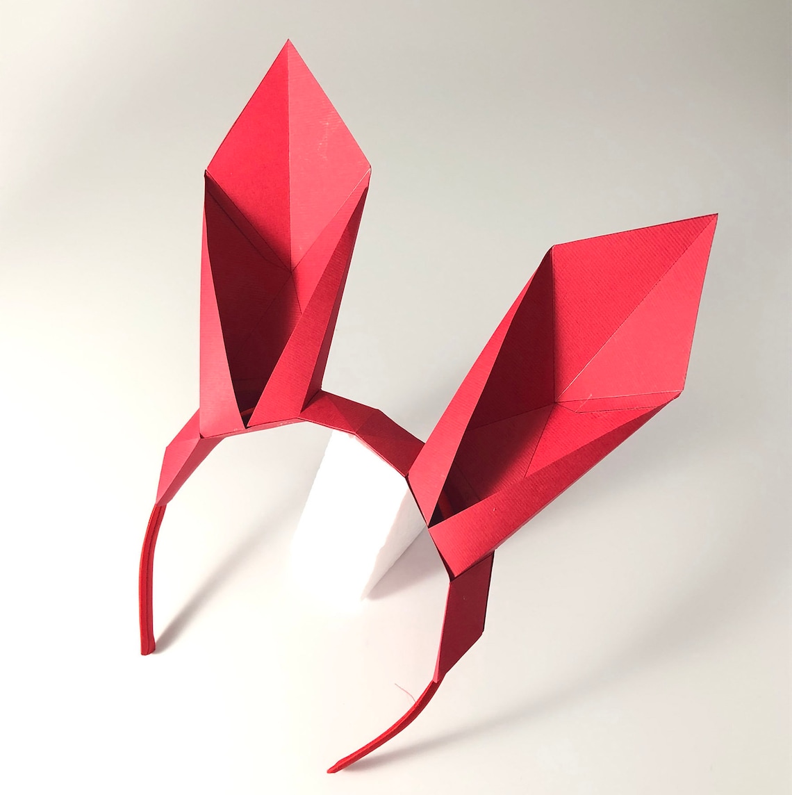 Rabbit Ears Headband DIY Papercraft Download PDF digital - Etsy