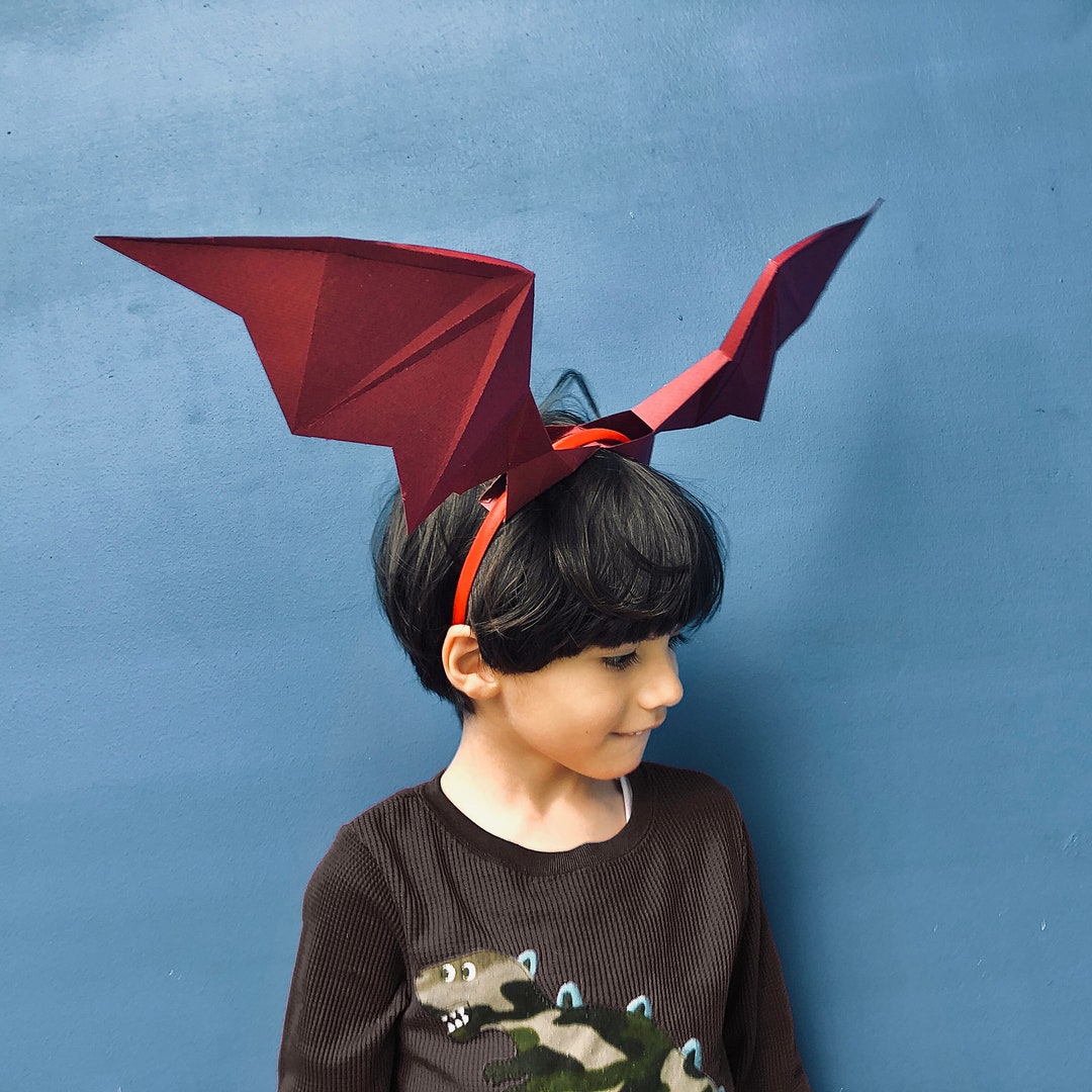 Bat Wings Headband. DIY Paper Craft for Kids and Adults Cosplaying - Etsy